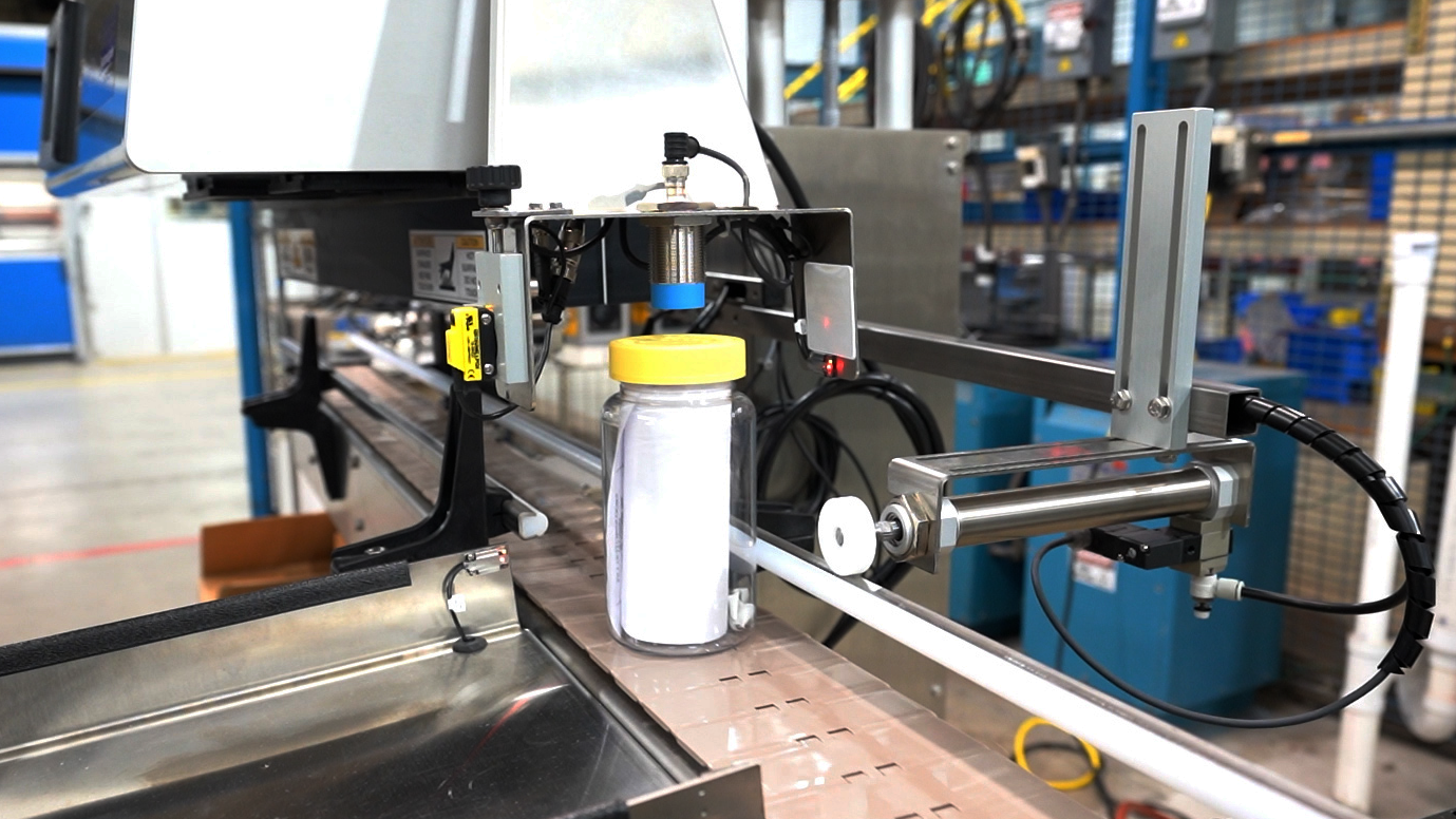 Pneumatic Reject | Optional Cap Sealing Equipment